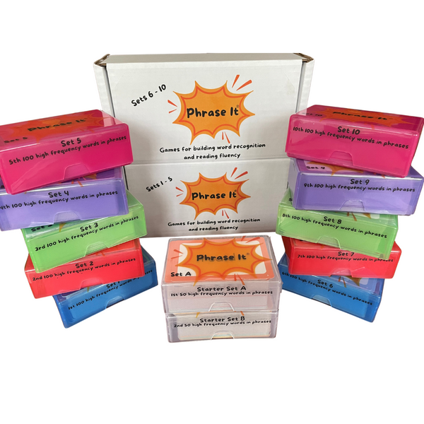 Phrase It 12-Set Bundle (Sets 1-10 and Starter Sets A and B) – Learning ...